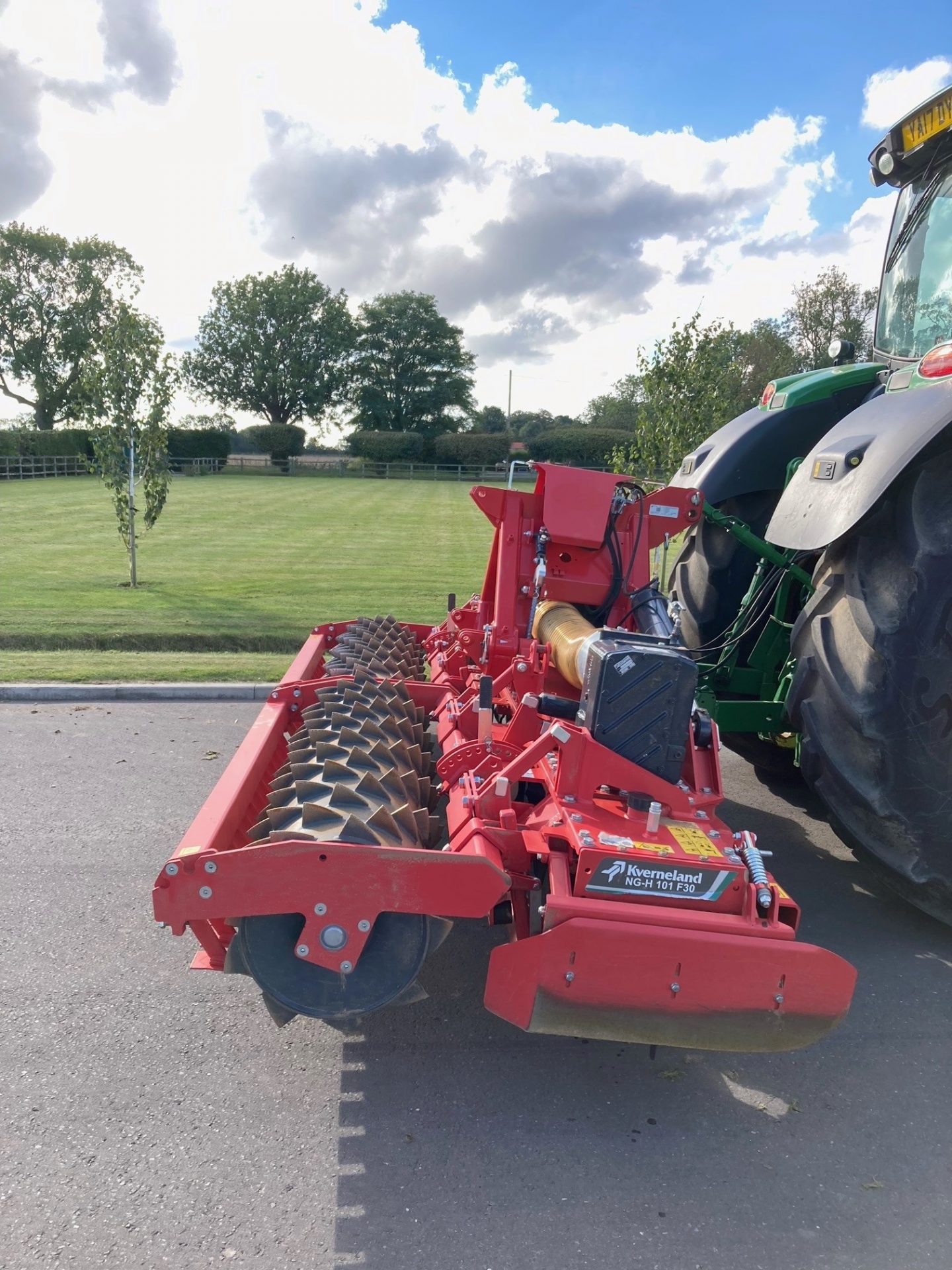 Used Kverneland Folding Power Harrow, for Sale Lincolnshire Uk ...